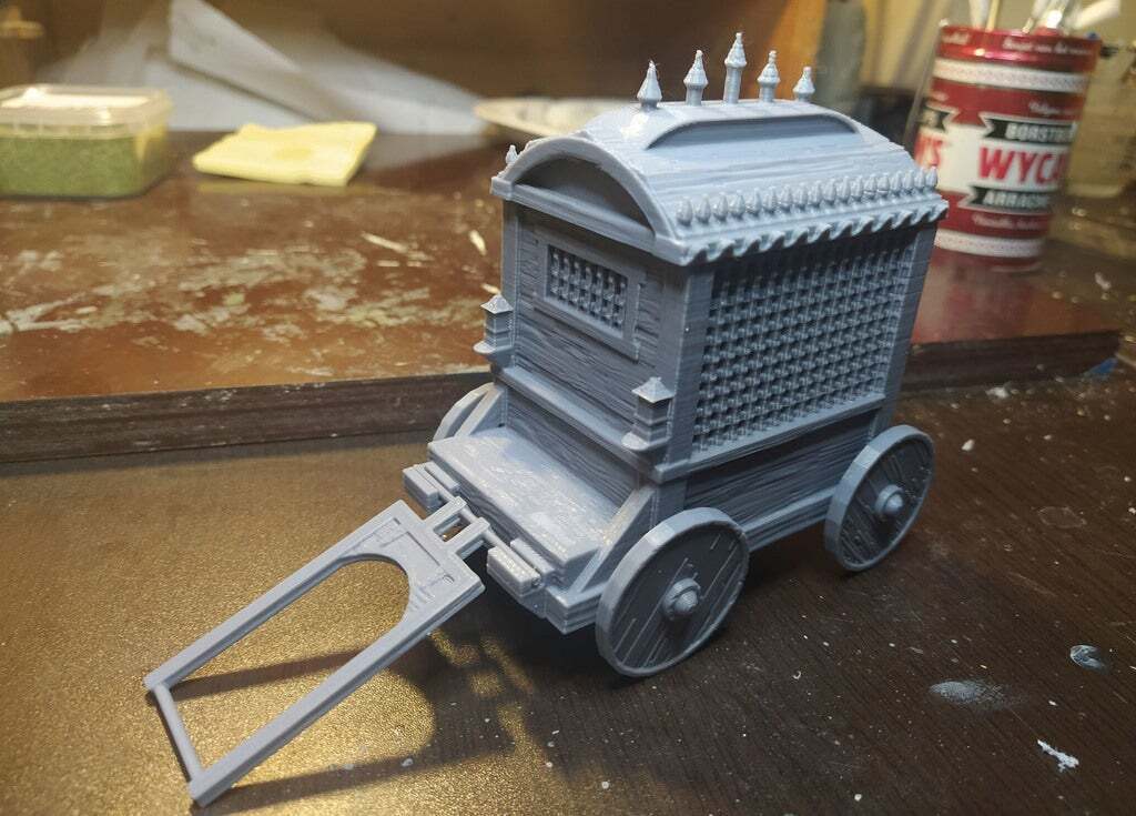 🛒 Drennheim Prison Cart・Free STL File for ・Cults