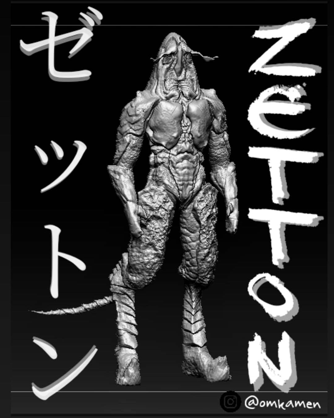 👾 Kaiju Zetton・ 3D File for ・Cults