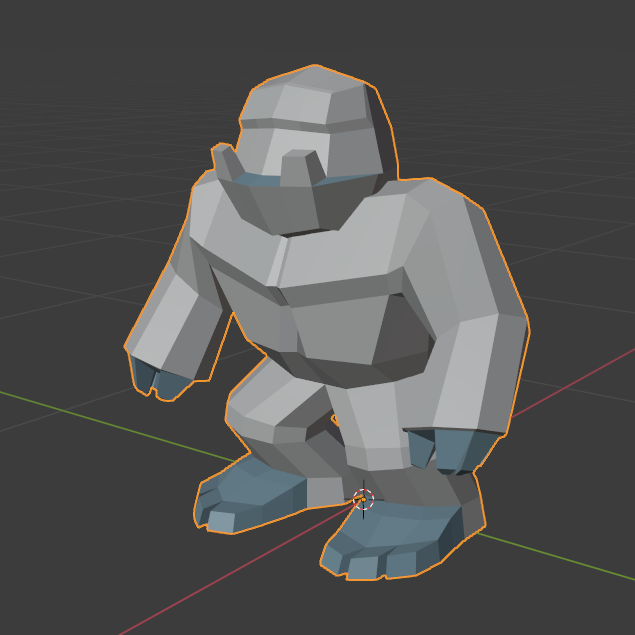 🧊 [FULL ACCESS] Low poly Yeti / Bigfoot・ STL File for ・Cults