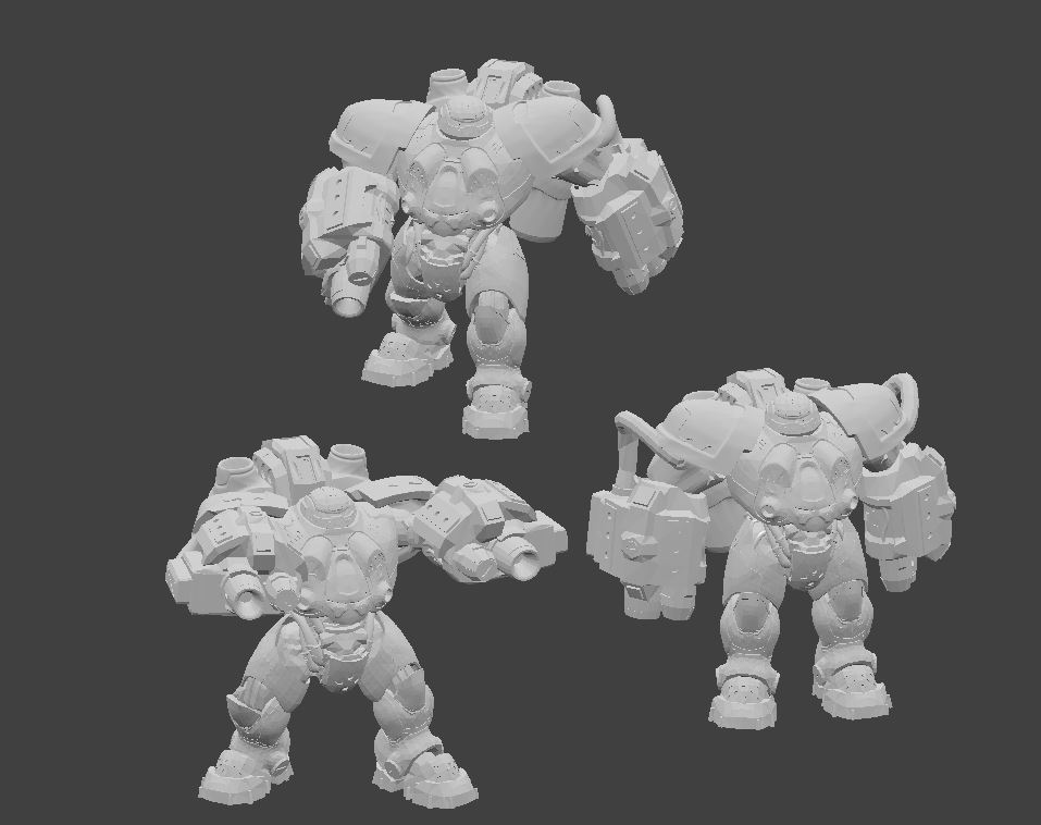 STL file Starcraft 2 Marauders & Firebats Wargaming Minis ⚔ ・3D printer ...