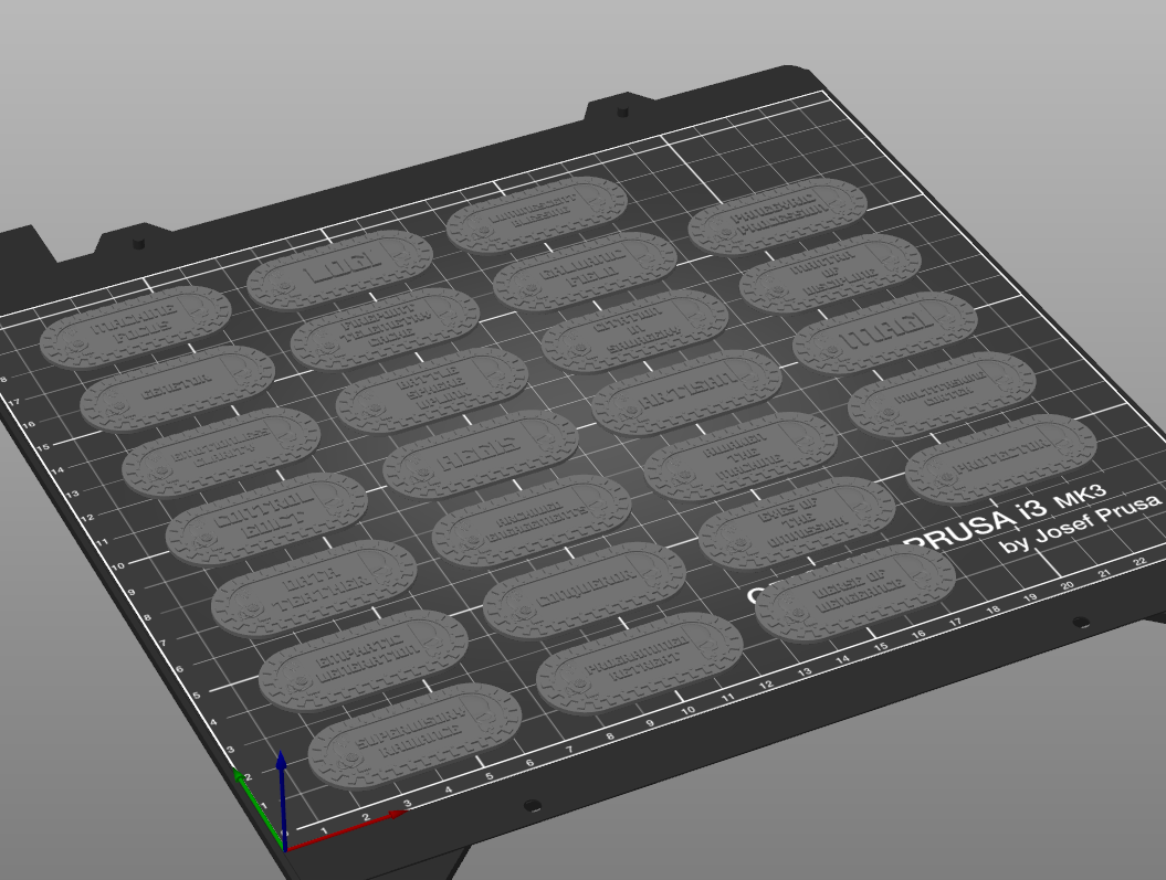 🤖 Cyborg Token Set・ STL File for 3D printing・Cults