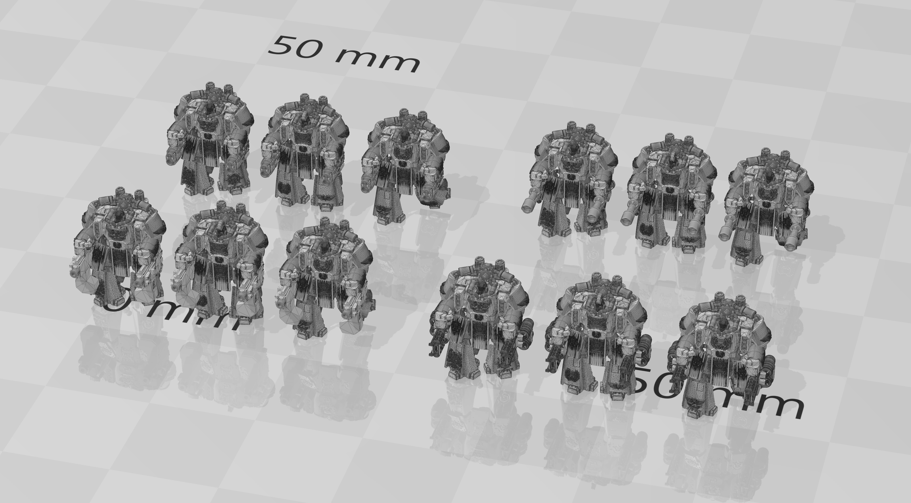 🎲 Epic Scale Centurions・Free STL File for ・Cults