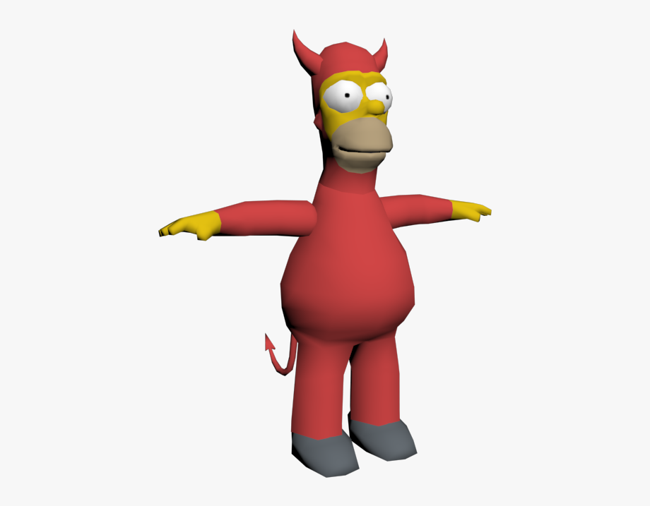 😈 homer devil・Free STL File for ・Cults