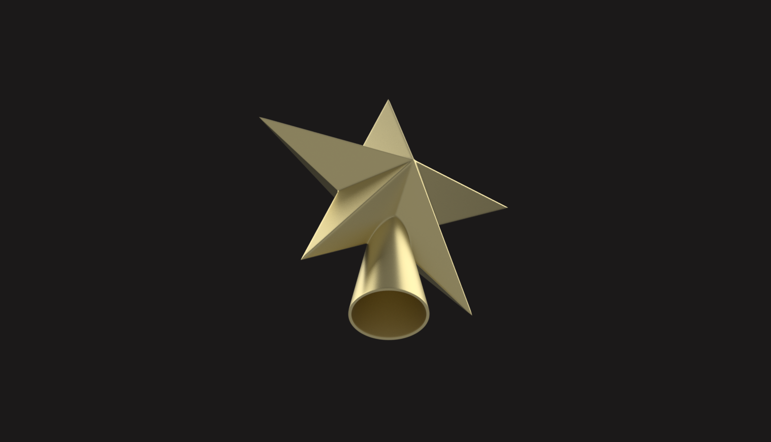 🎄 Commercial License Pine Christmas Tree Top Star・ STL File for 3D ...