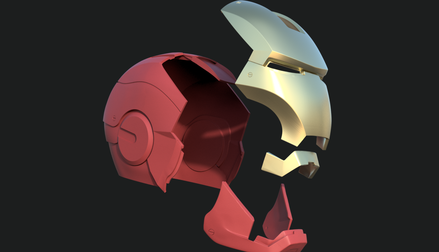 STL file Iron Man Mark III Helmet 👨 ・Design to download and 3D print・Cults