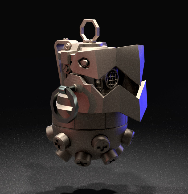 Archivo STL Jinx Hand Grenade Modelo 3D para impresión 3D - League of ...