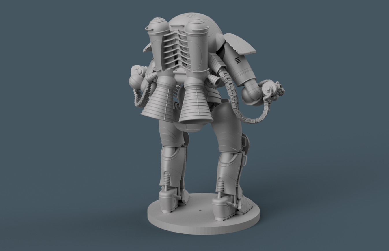 STL file Sucker Punch Mech Robot 👊 ・Template to download and 3D print・Cults
