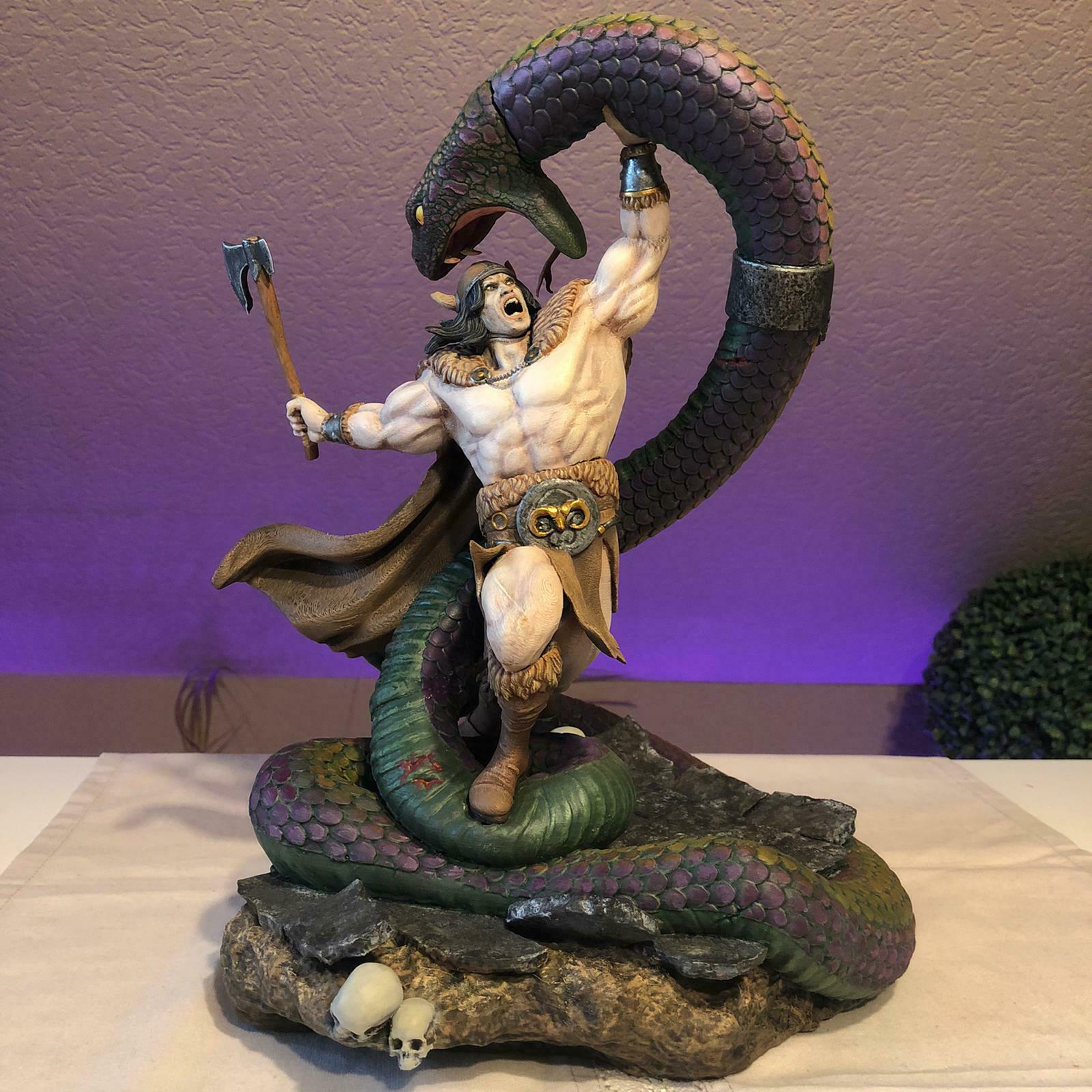 Datei STL Conan der Barbar 🌆 ・Modell für 3D-Druck zum herunterladen・Cults