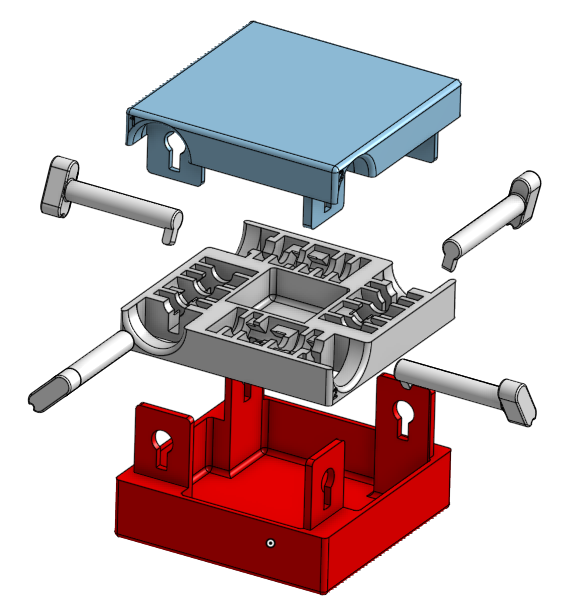 🔑 4 Key Surprise Box Puzzle・Free STL File for ・Cults