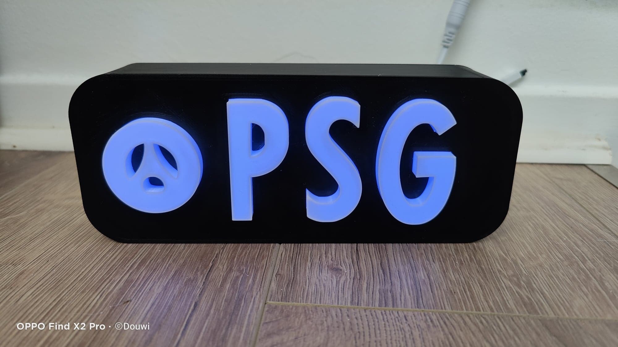 Файл STL PSG box light box neon effect light 📦 ・Идея 3D-печати для ...