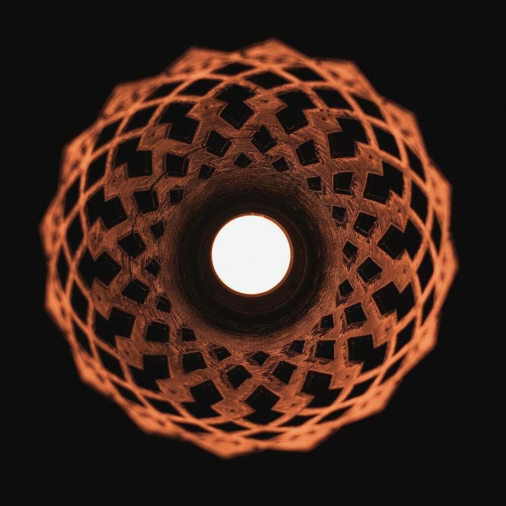 🔦 Lamp Shade・Free STL File for ・Cults