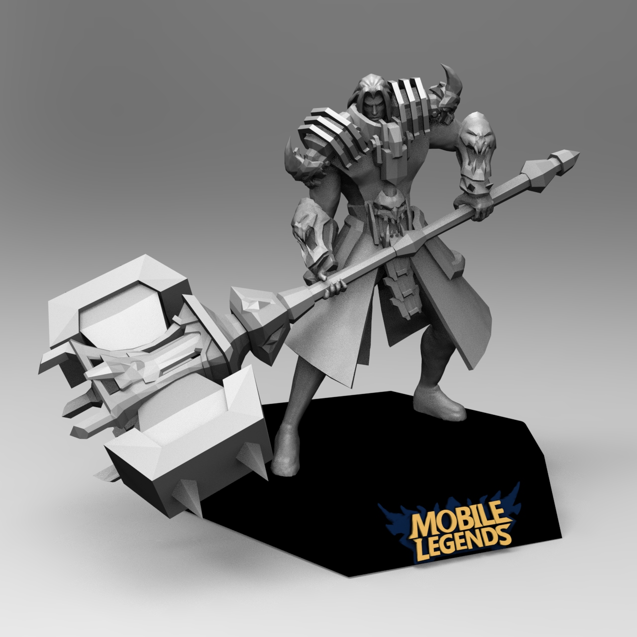 STL file TERIZLA THE EXECUTIONER MOBILE LEGENDS 3D STL 🧸 ・Model to ...