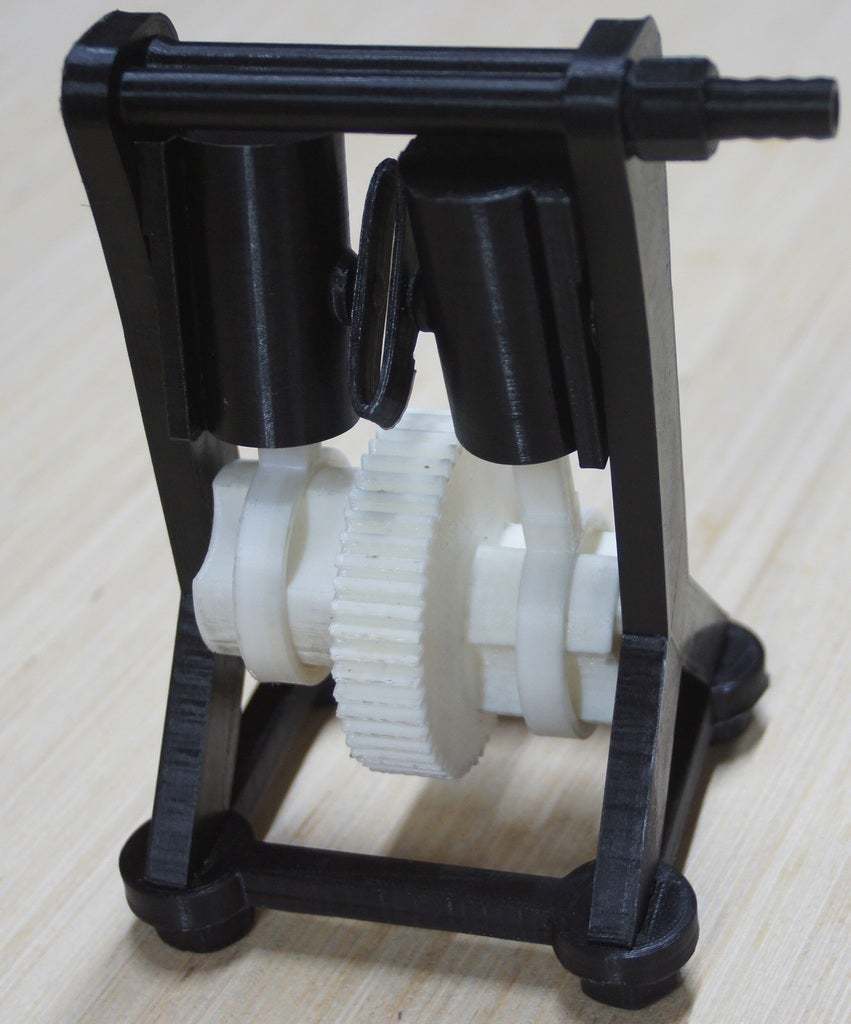 👽 Working Twin Cylinder Air Engine・Free STL File for ・Cults