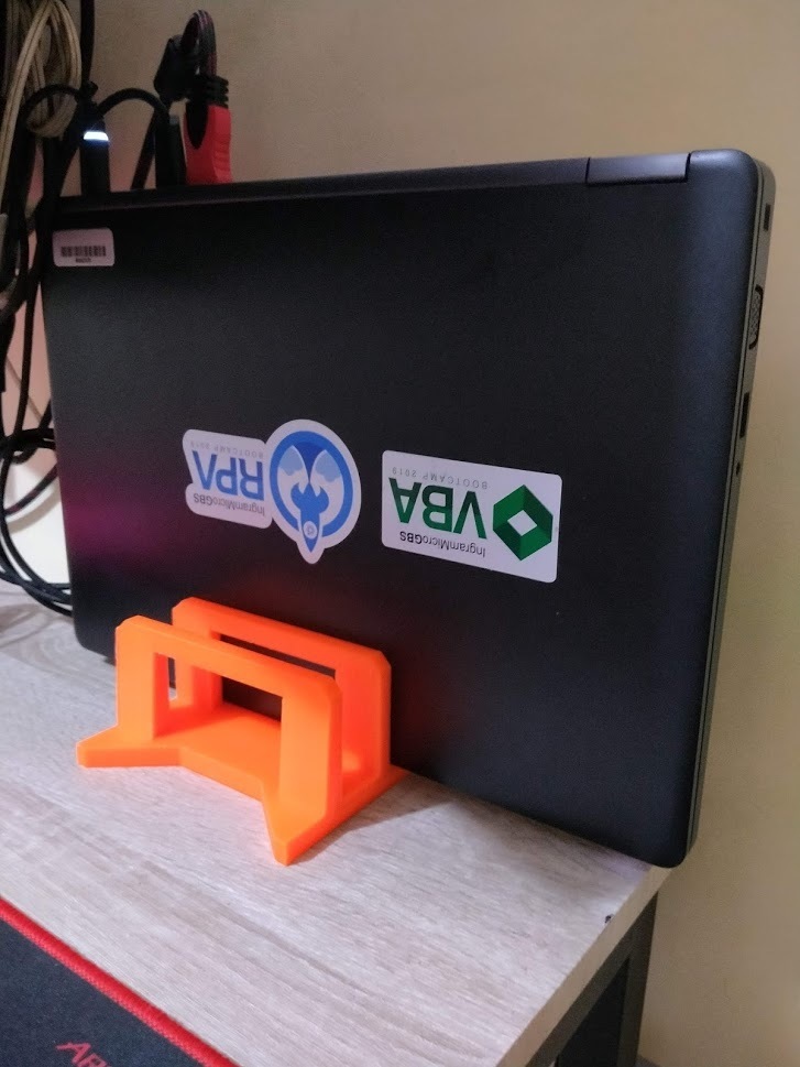 Free STL file Vertical Laptop Stand 💻 ・3D print model to download・Cults