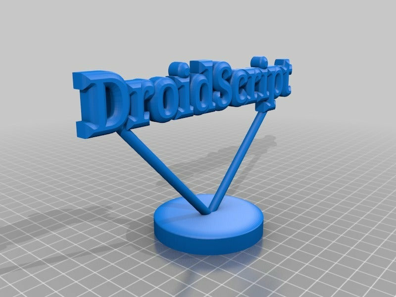 Free STL file DroidScript 🤖 ・3D print object to download・Cults