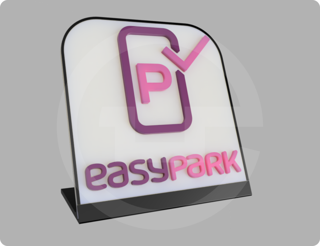 Archivo 3D gratis Etiqueta EasyPark 🚗・Objeto imprimible en 3D para ...