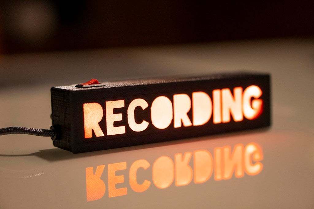 Бесплатный STL файл Recording Light 💾 (OBJ)・Дизайн для загрузки и 3D ...
