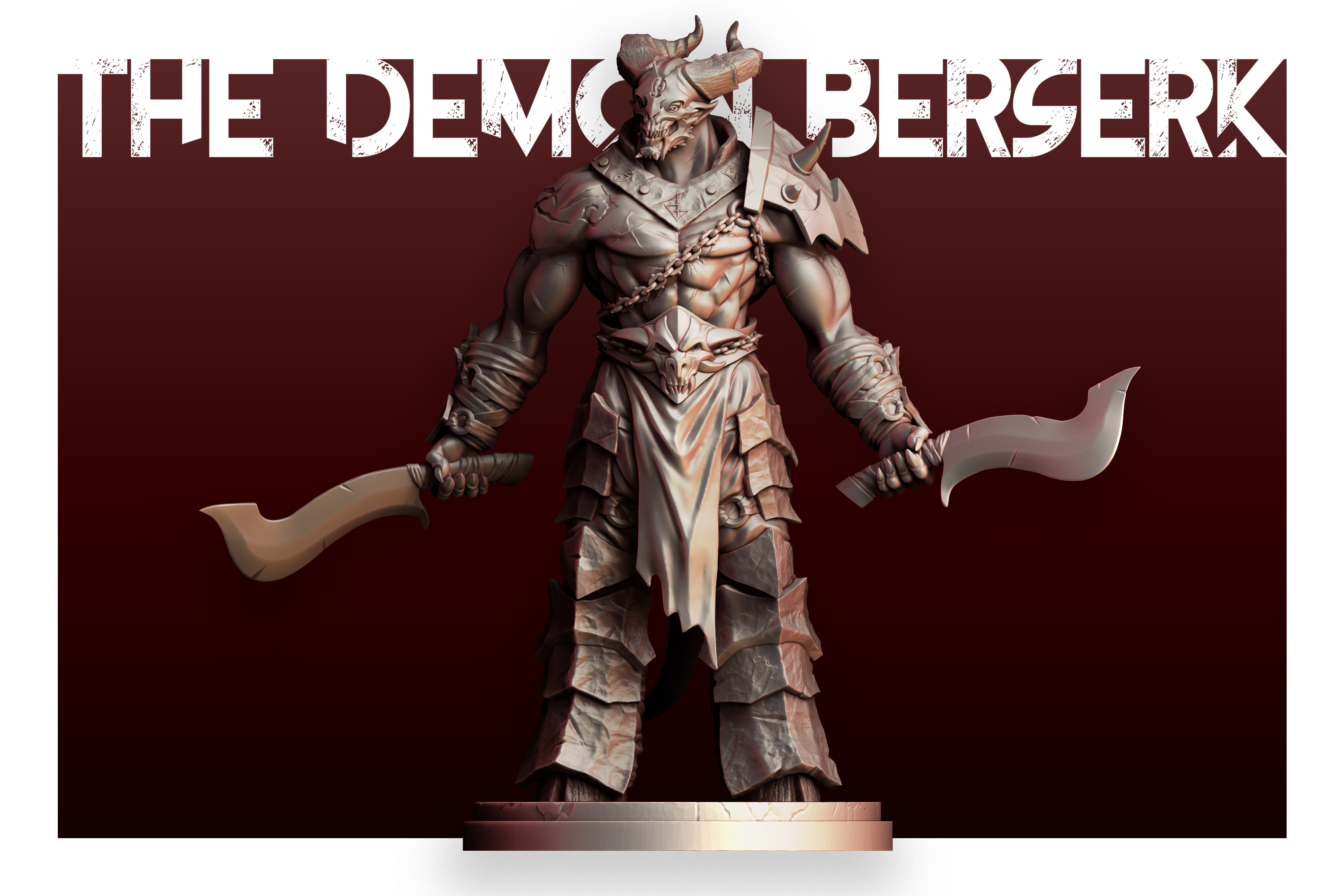 STL file The Demon Berserk 🗿 ・3D printable model to download・Cults