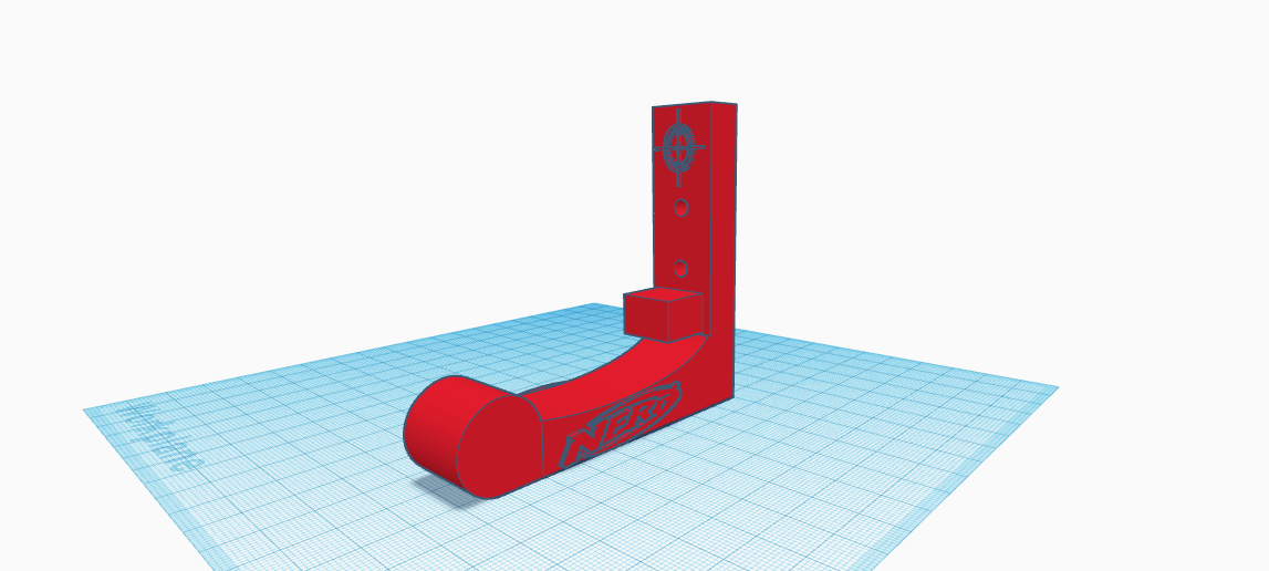 STL file Nerf gun wall mount 🔫 ・3D print design to download・Cults