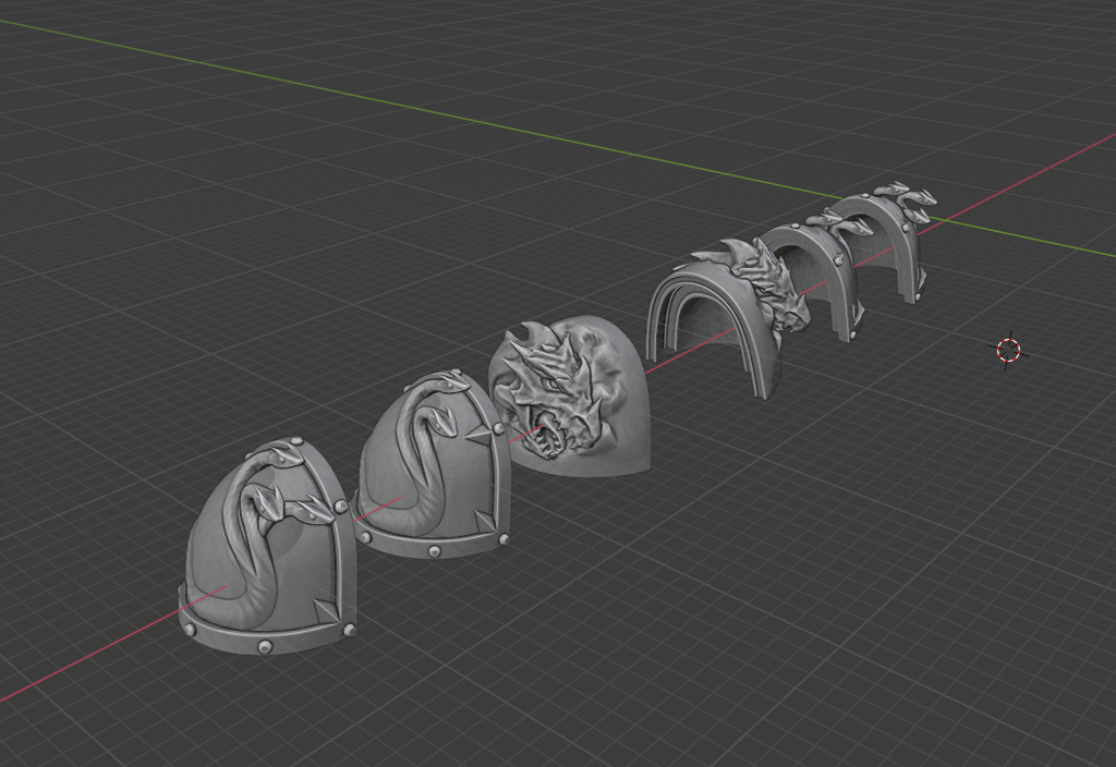 STL 文件 Primus 天体战士 - 九头蛇改装套件 🪖 ・可下载 3D 打印模板・Cults