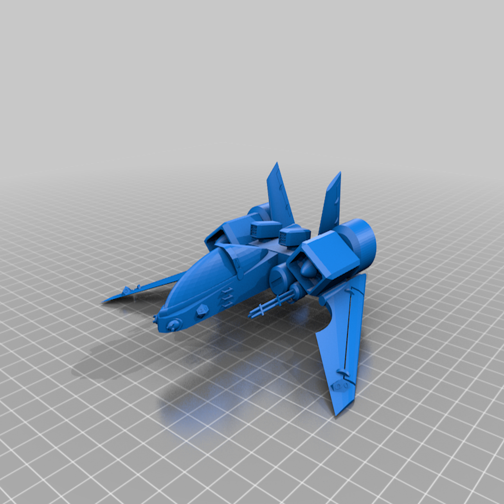 🚀 Mercury Fighter・Free STL File for ・Cults