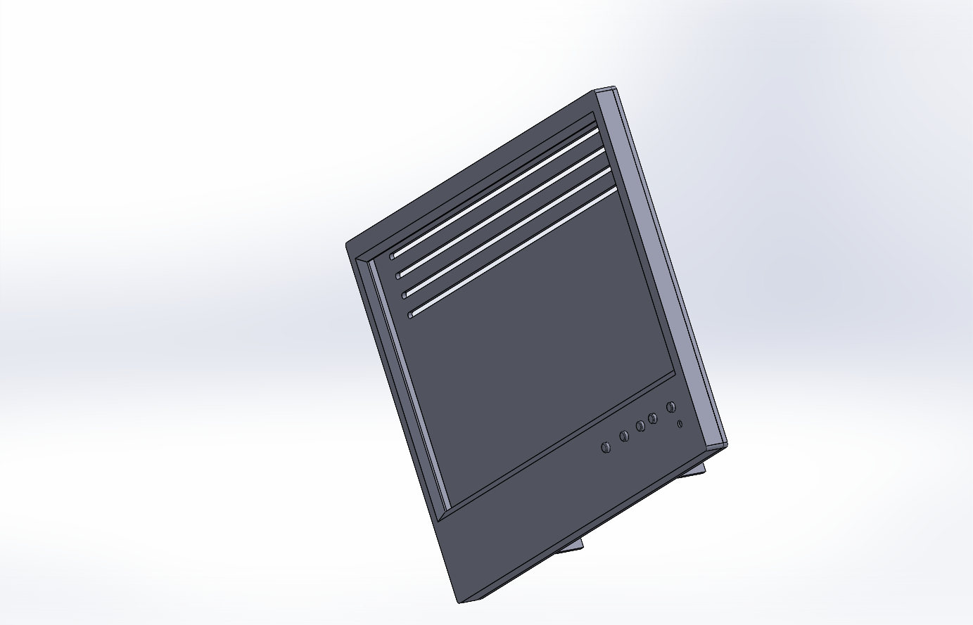 📦 10" LCD display case・Free STL File for ・Cults