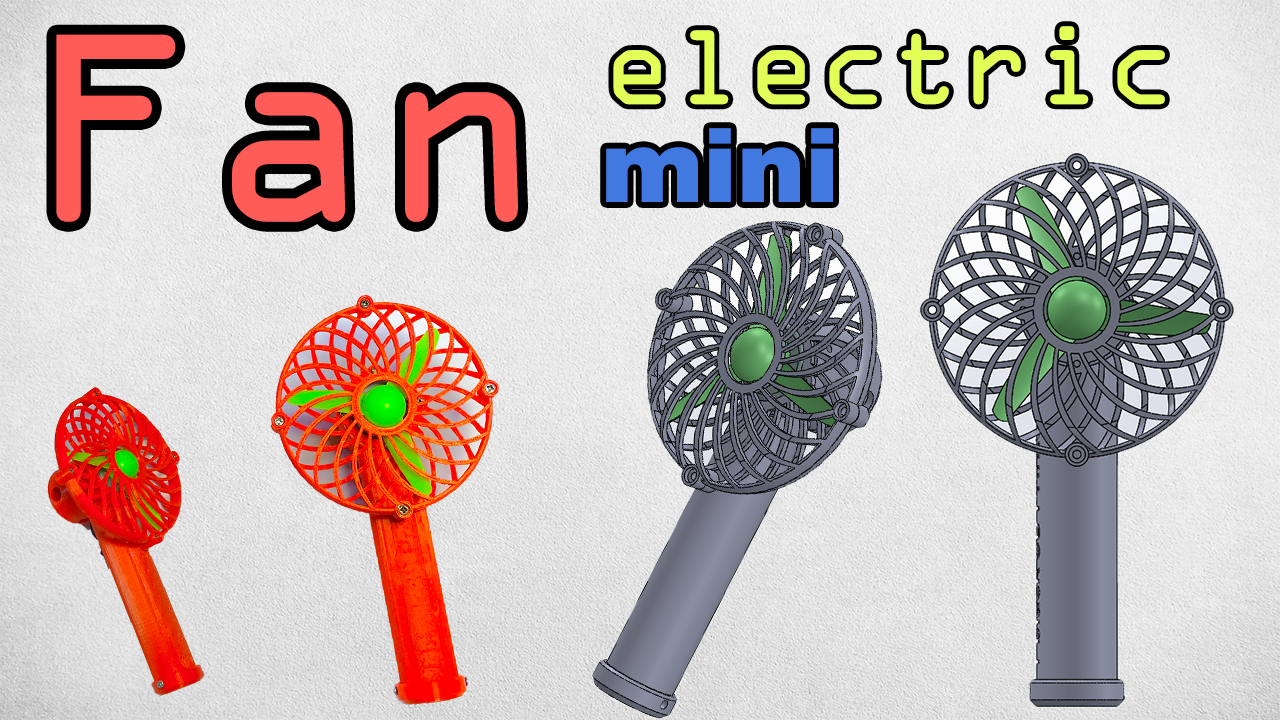 Archivo STL gratuito fan mini 🔧 ・Objeto imprimible en 3D para descargar ...