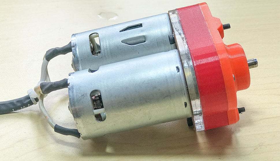 ⚙️ RC GearBox Double motor 550 gear metal・Free STL File for 3D printing ...