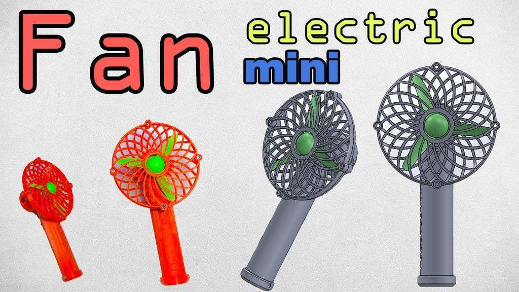 🧞‍♂️ fan mini・Free STL File for ・Cults