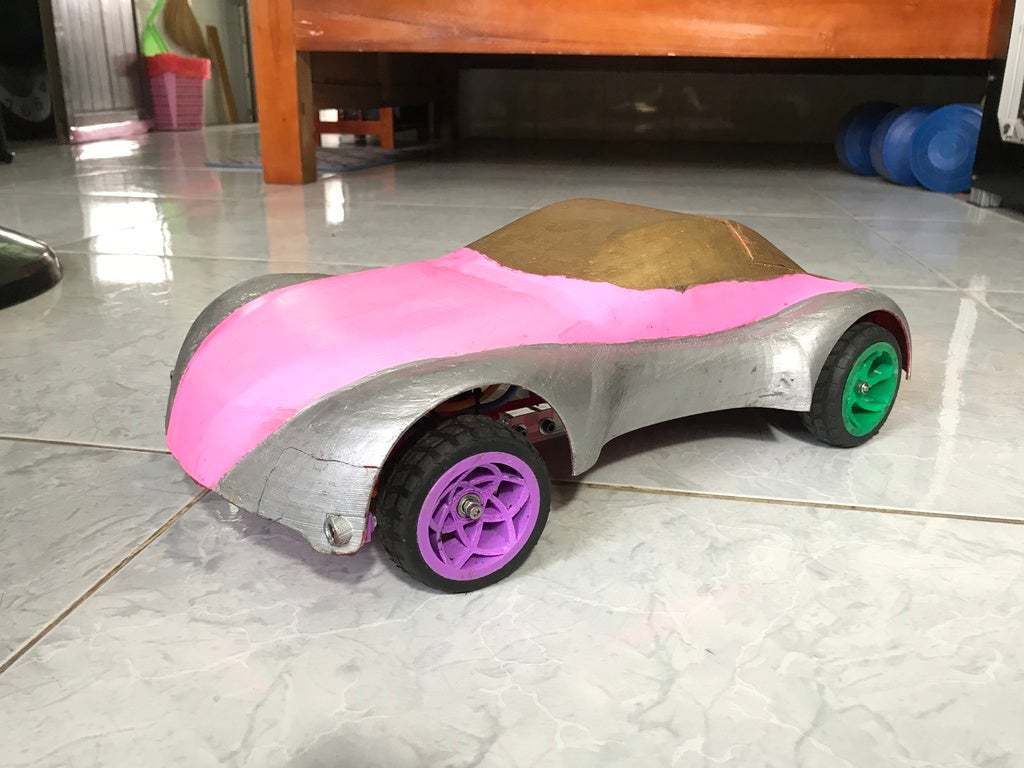 🚗 RC SuperCar Drifting・Free STL File for 3D printing and CNC machining ...