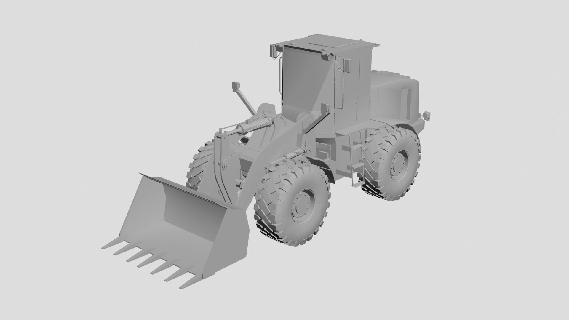 3D file backhoe loader 🪖 ・3D print model to download・Cults