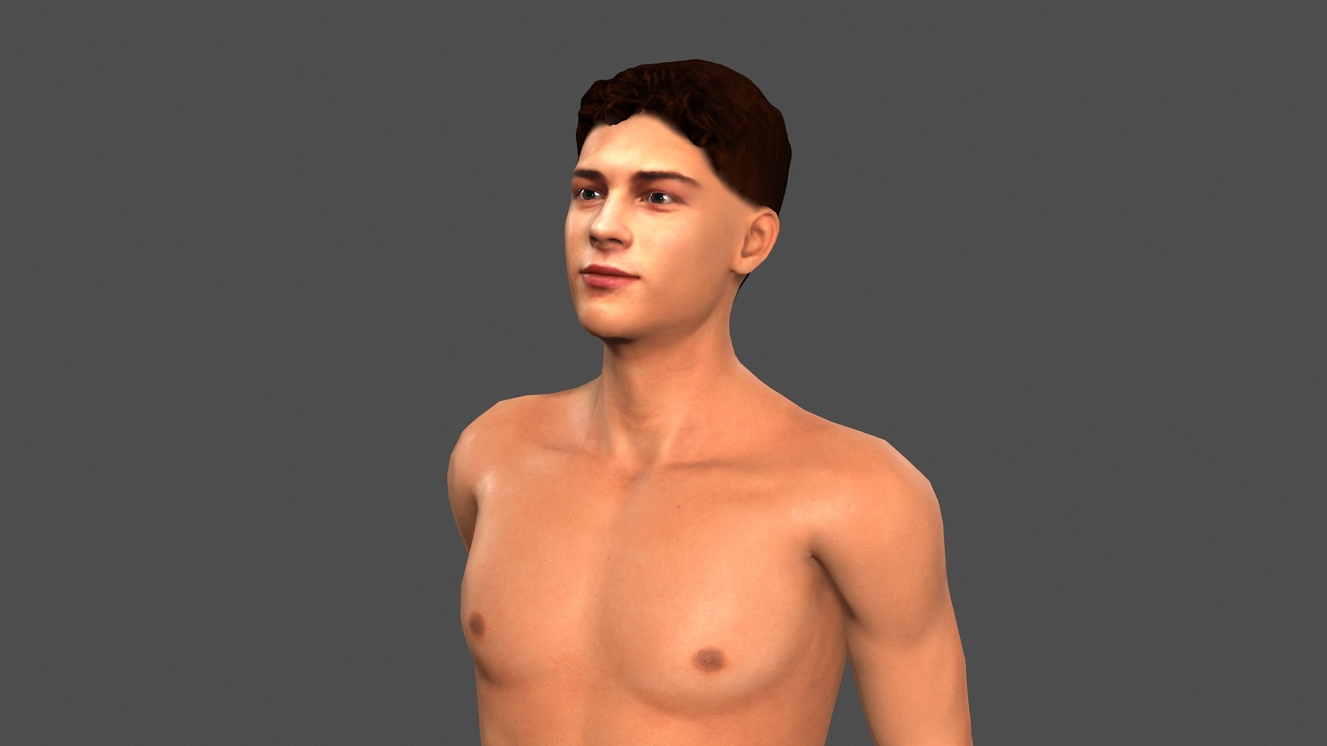 3D file Beautiful man -Rigged 3d character 👨・3D printing template to ...