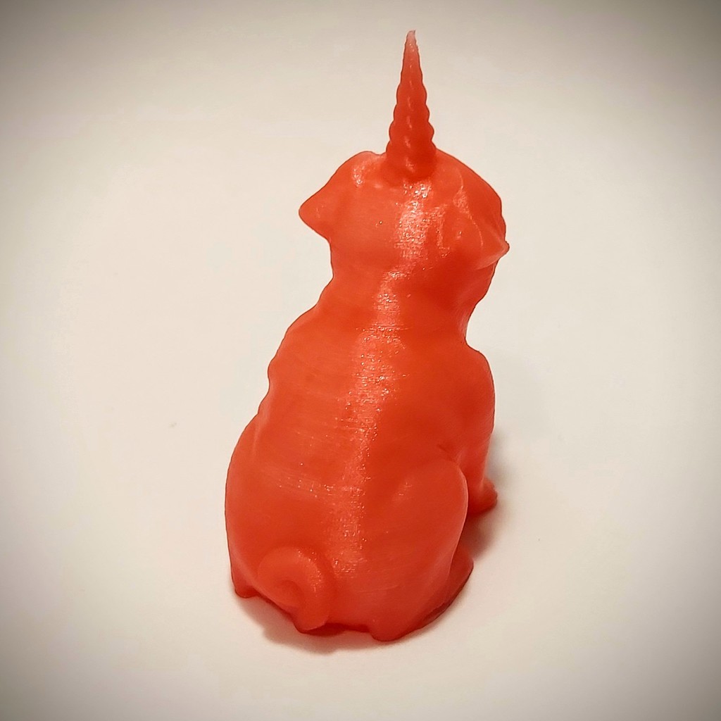 🐶 Mythical Pugicorn・Free 3D File for ・Cults