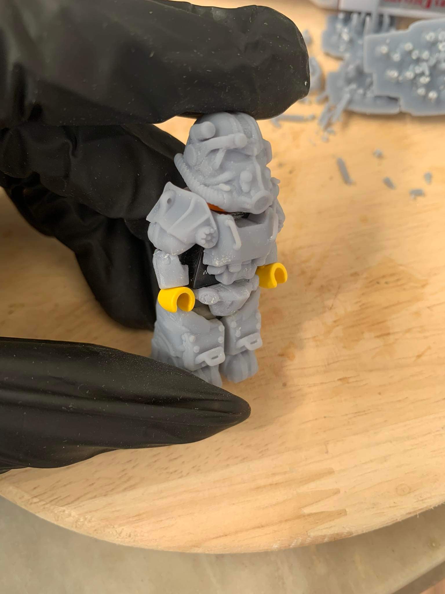 🧱 Fallout T60 Armor (block compatible)・ STL File for 3D printing・Cults