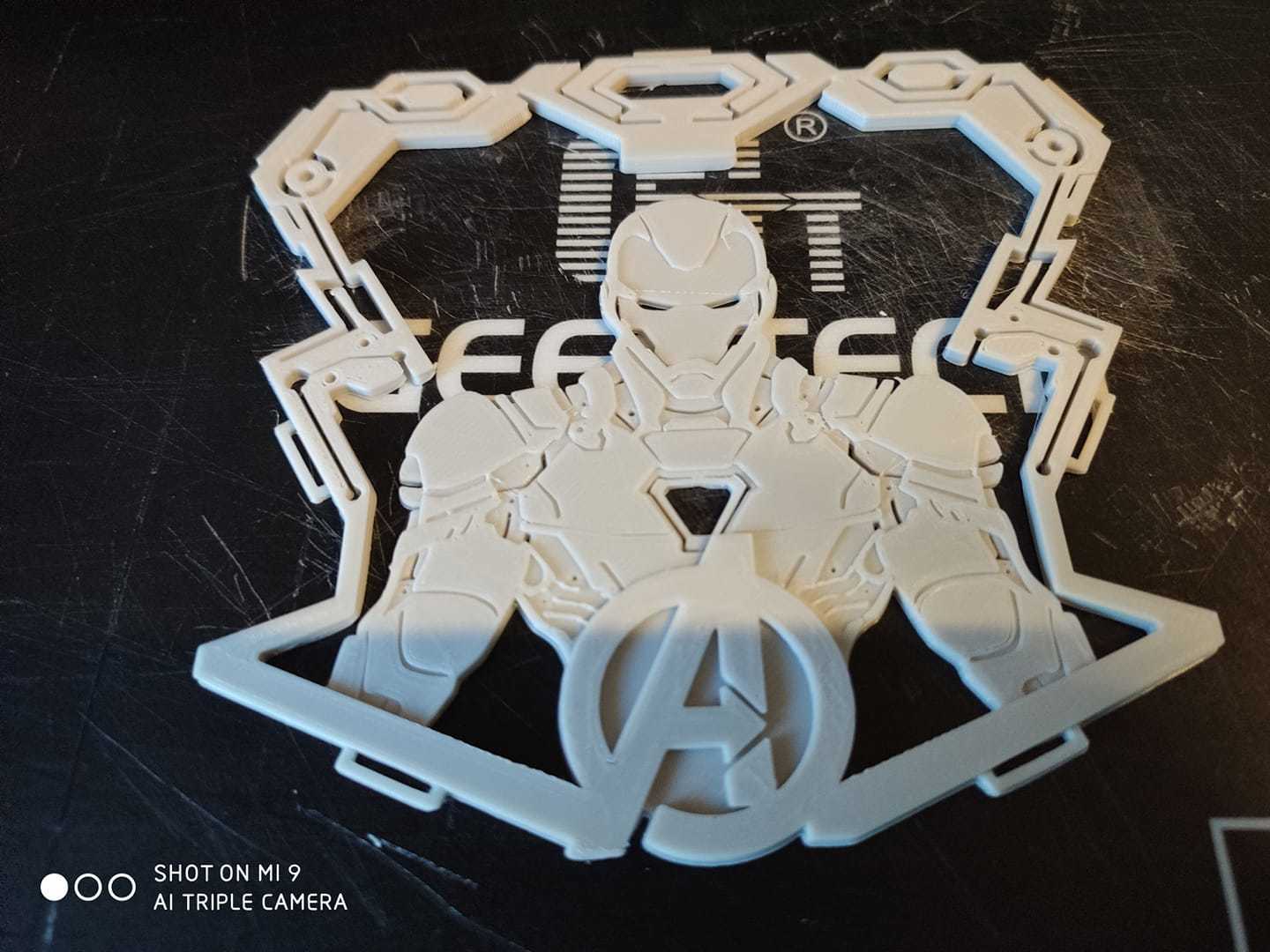 STL file Ironman LED lightbox 🎬 ・Template to download and 3D print・Cults