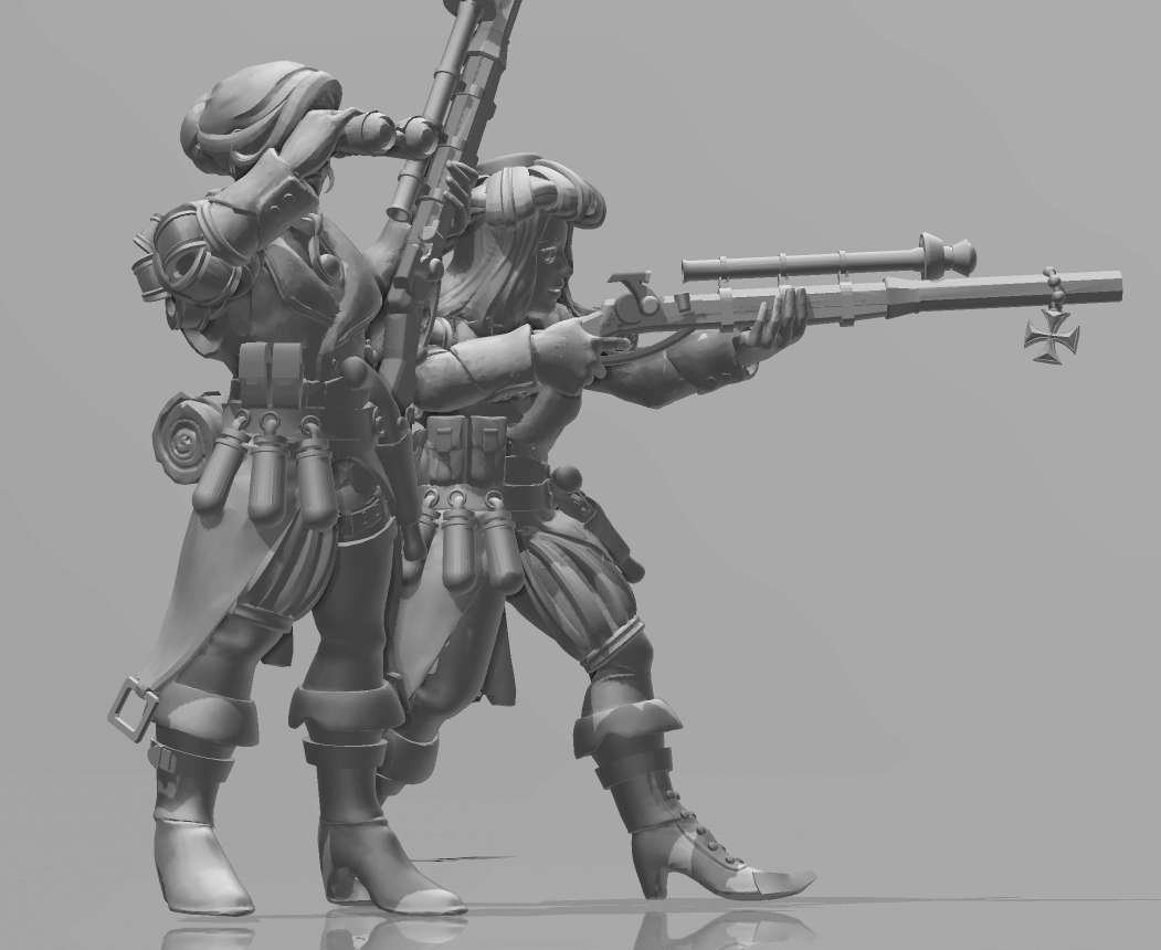 STL file Empire Engineers with Long Rifles ⚔ ・3D printer model to ...