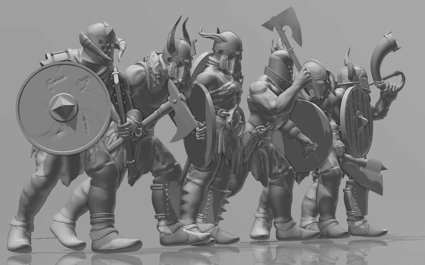 ⚔ Chaos Norse Marauders・ STL File for ・Cults