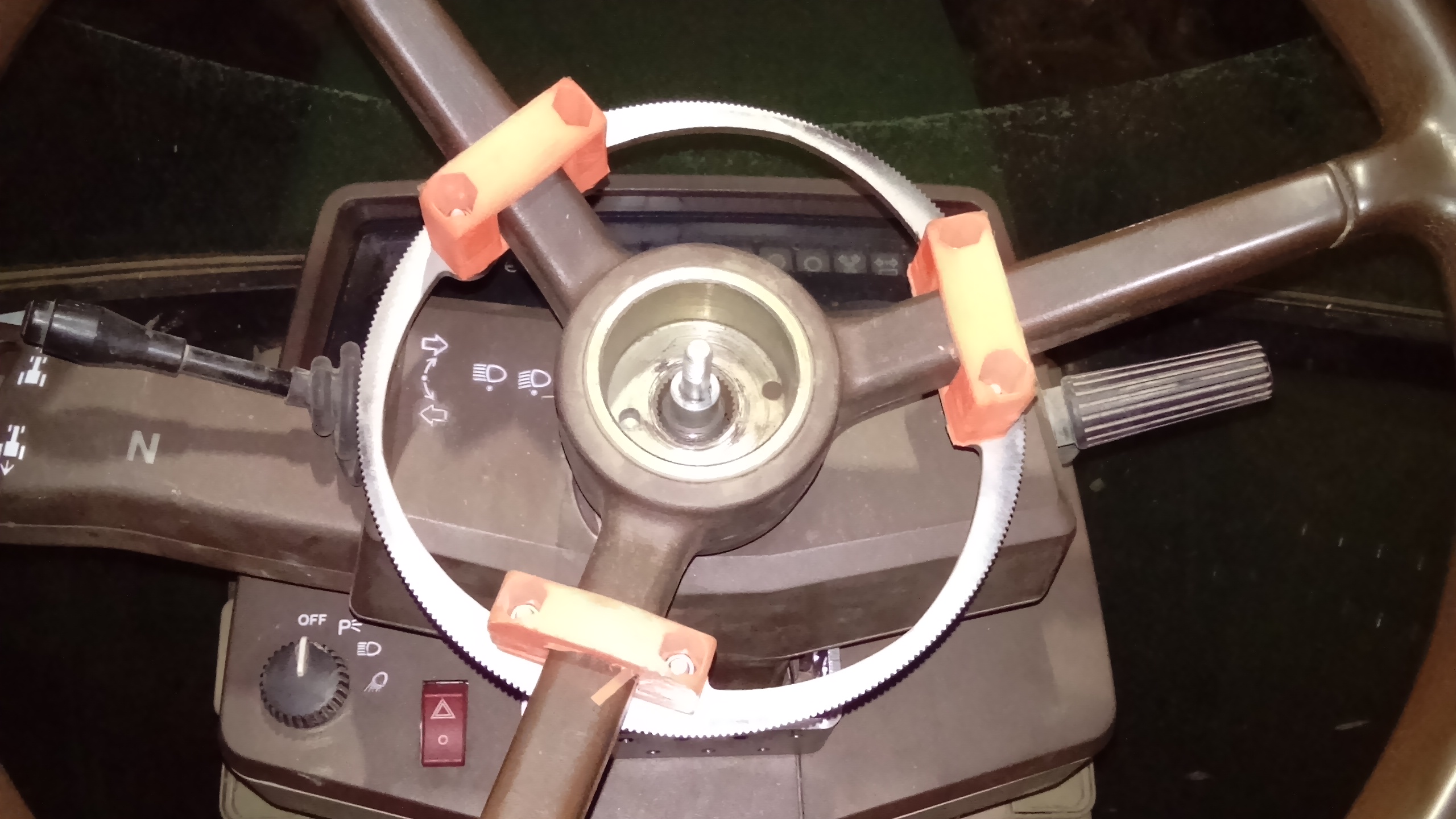 Free STL file Flywheel pinion for guidance (JD flywheel flanges ...