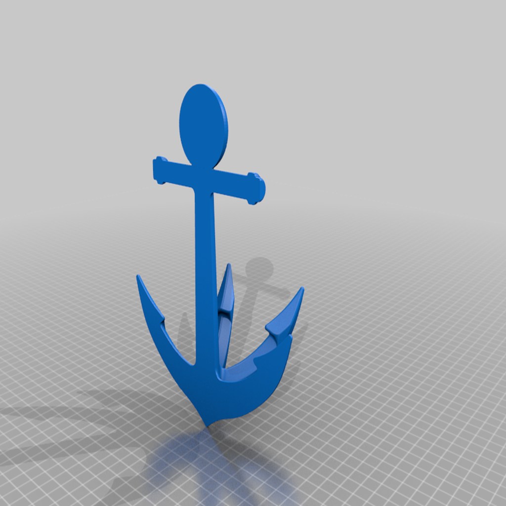 Fichier STL gratuit Support d'ancrage mural pour requin Ikea ⚓ ・Plan ...