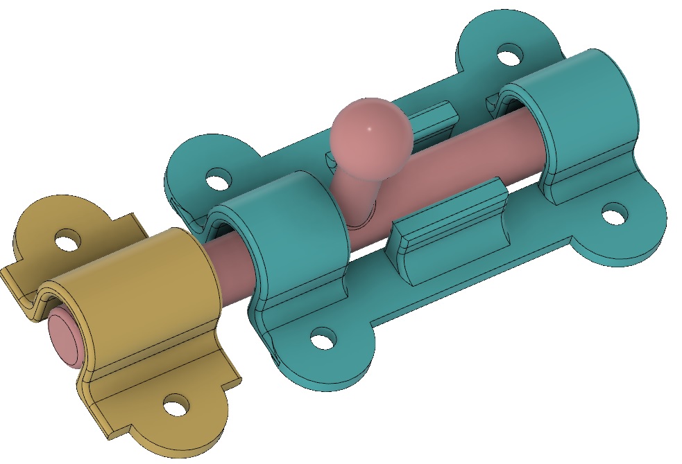 Free STL file Door Lock 3D Pinter 🚪 ・3D printing design to download・Cults