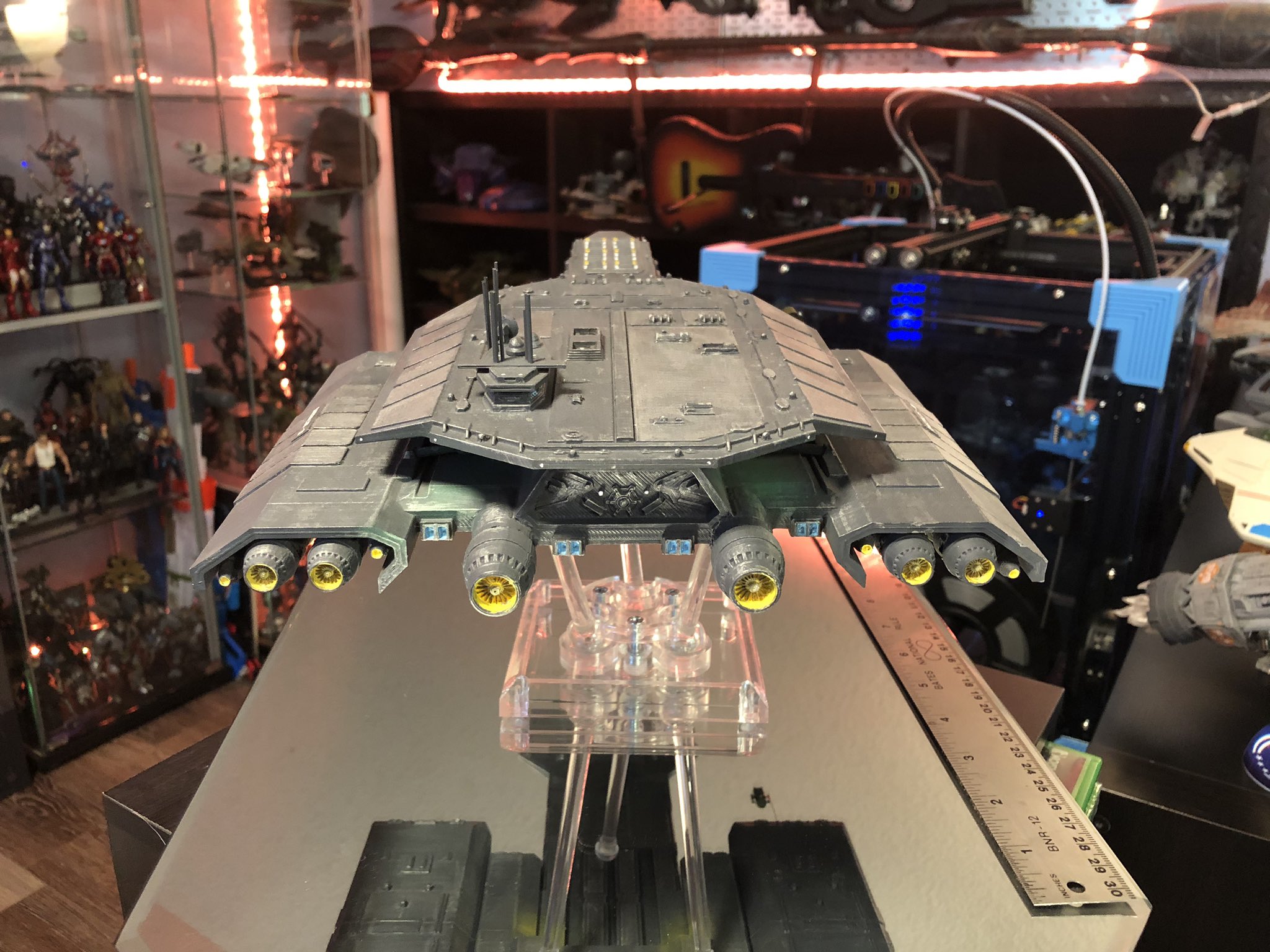 3D printed Stargate BC-304 Daedalus Class・Cults