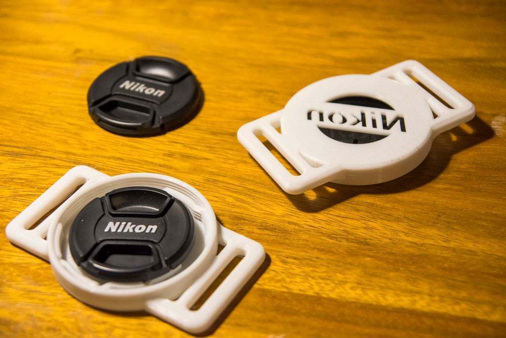 Free STL file Nikon lente soporte / Lens holder 52 to 77mm 📷 ・3D ...