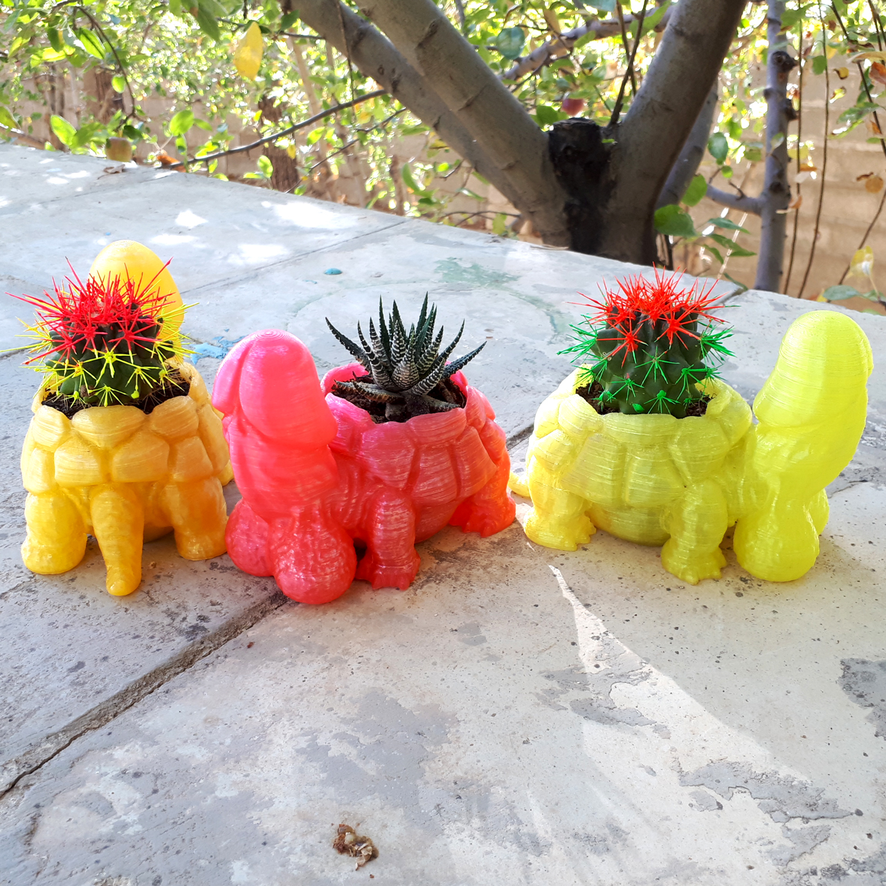 Dicky Turtle FlowerPot 🌵・ STL File for ・Cults