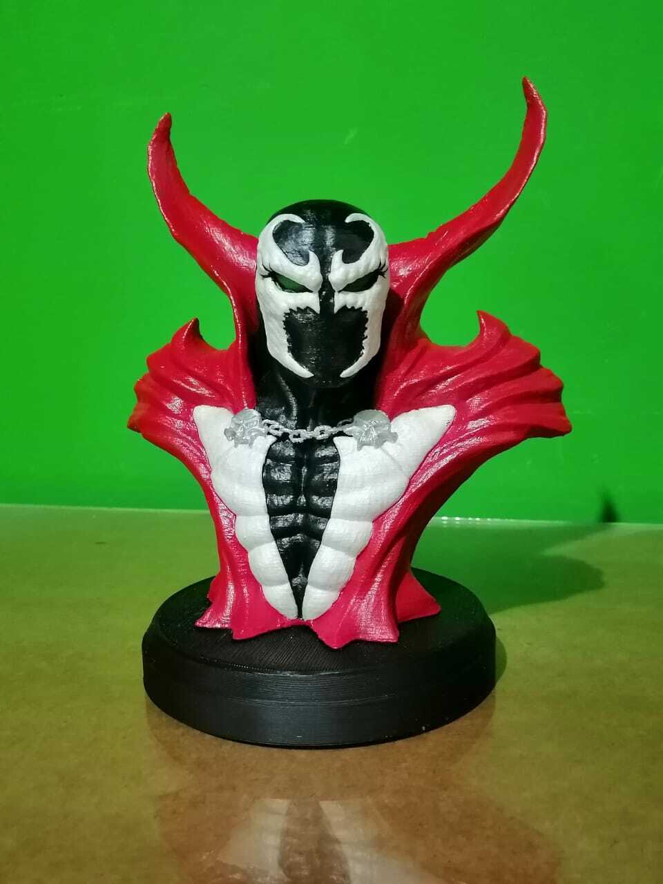 3D print Spawn Bust • made with Anet A8・Cults