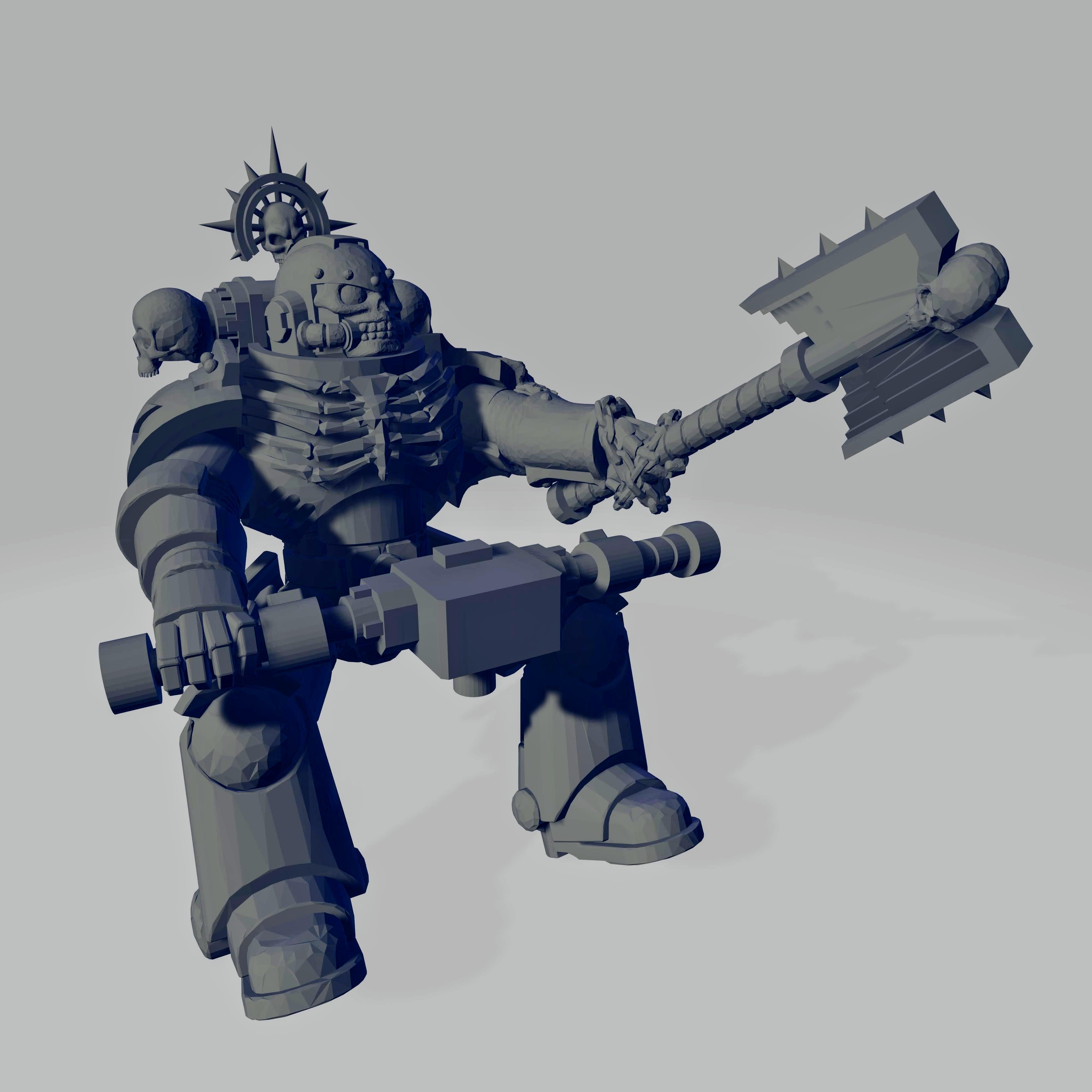 😡 Dark Crusader Angry Priests of Death on Ride Out Bike・Free STL File ...