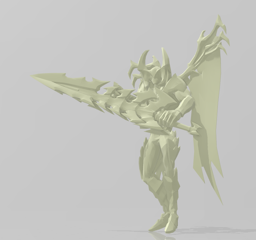 STL file Aatrox Figure 🎲 ・3D printable model to download・Cults