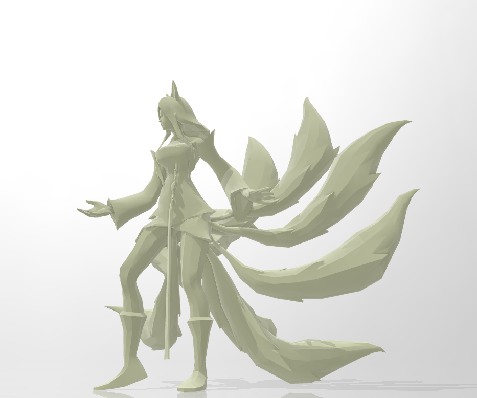 STL file Ahri Figure 🎲 ・3D printable model to download・Cults