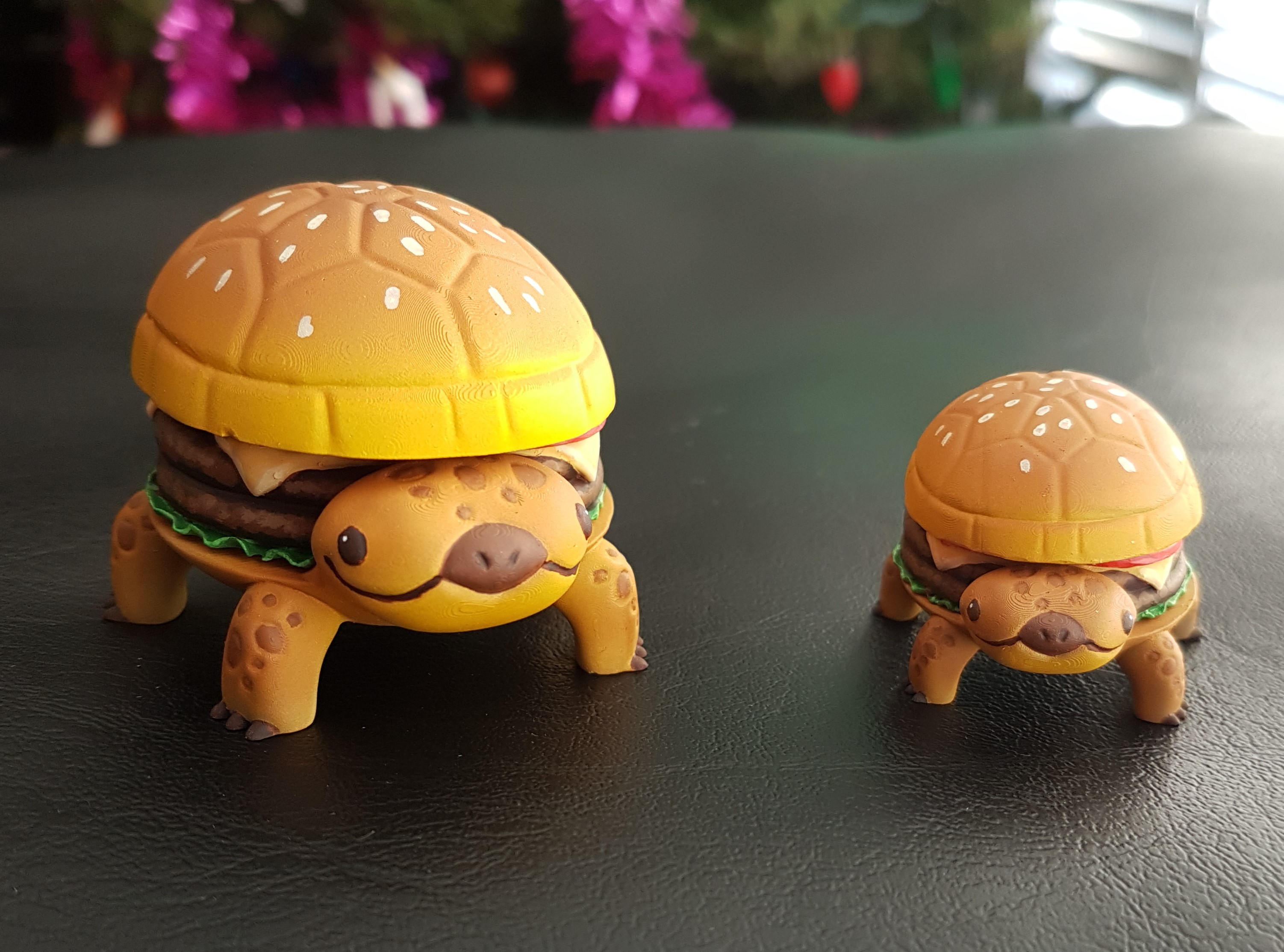 3D printed CUTE TURTLE BURGUER FIGURE • made with EPAX e10・Cults