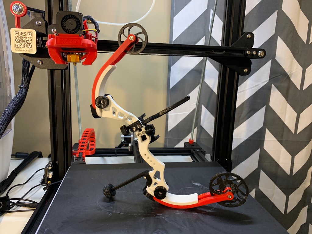 🏹 Miniature Compound Bow FIXED Sights・Free 3D File for ・Cults