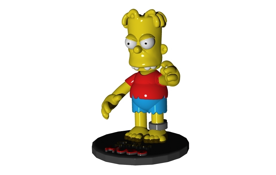 👽 HUGO SIMPSON (BART'S EVIL TWIN)・Free 3D File for ・Cults